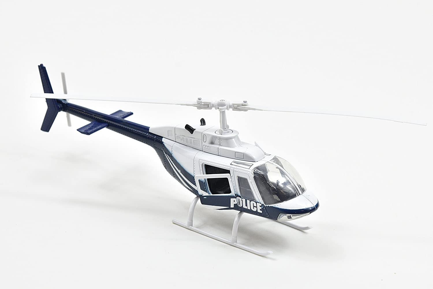 MODELO ESCALA 1/43 New Ray Sky Pilot - Bell 206 Police BlueWhite ...